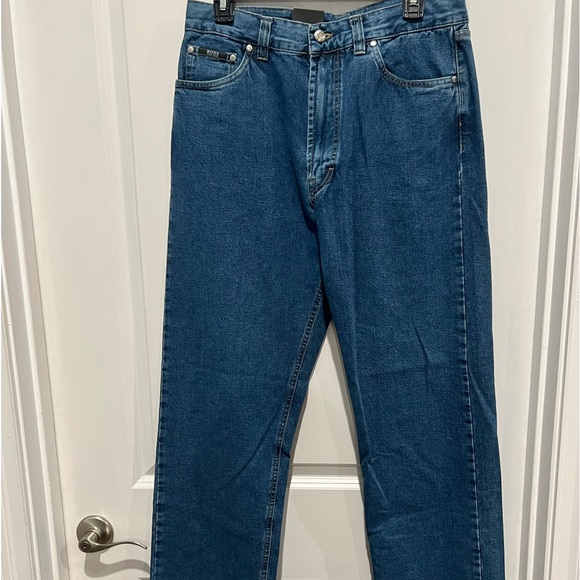 Hugo Boss | Jeans | Hugo Boss Alabama Jeans Sz 33 X 32 Leather On Tag ...